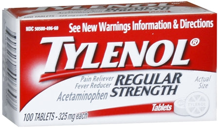 TYLENOL Regular Strength Tablets 100 Tablets (1 Pack) – Olympia Plaza Gifts